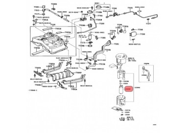 TOYOTA E2068 23221-28030 BOMBA GASOLINA UNIVERSAL TOYOTA RAV-4 2.0 01-06